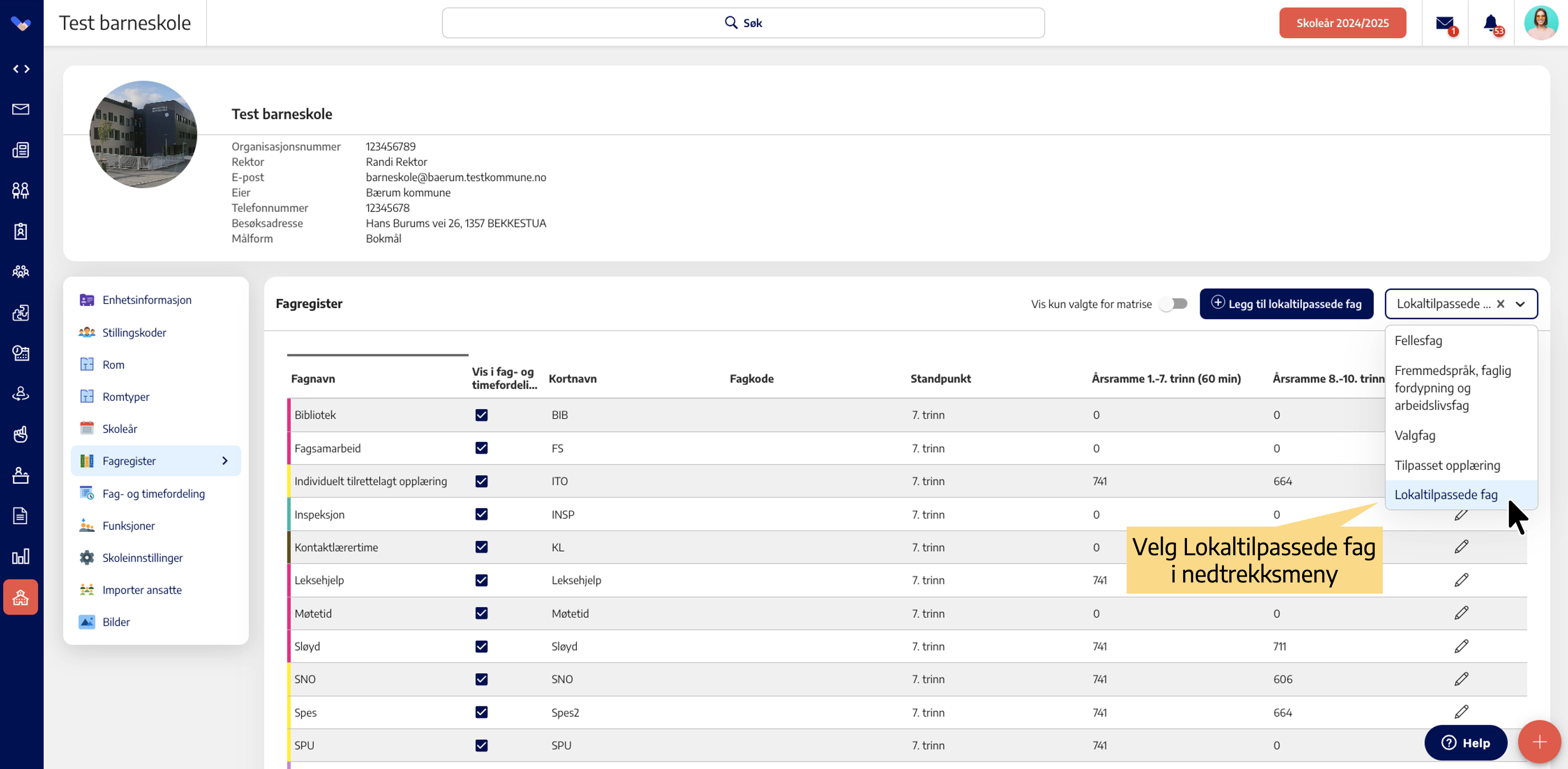 Timeplan eksempel 8: Timeplanlegge møtetid for lærere – Vigilo Skole